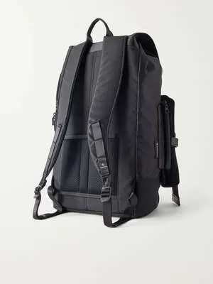 MASTER-PIECE CO Leather And Suede-trimmed Cordura® Mastertex Backpack