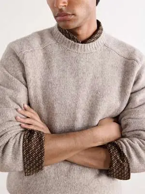 Thom Sweeney Wool-blend Sweater