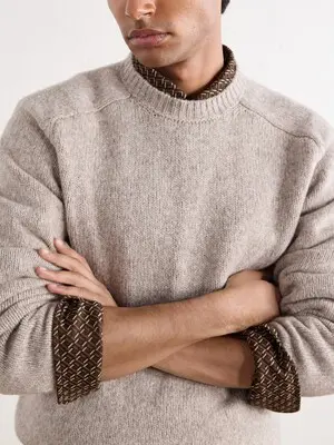 Thom Sweeney Wool-blend Sweater