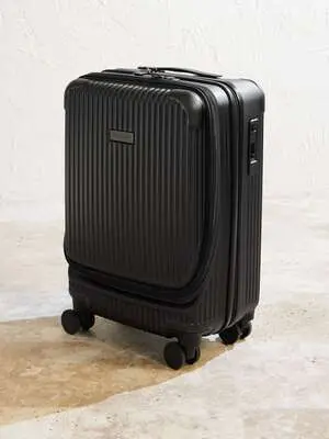 MASTER-PIECE CO Polycarbonate Carry-on Suitcase - Black