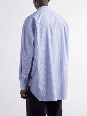 Comme Des Garçons Striped Cotton-poplin Shirt