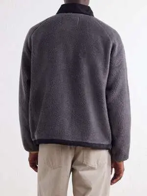 Barbour Transporter Corduroy-trimmed Fleece Jacket