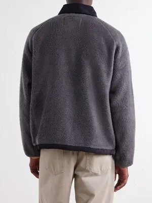 Barbour Transporter Corduroy-trimmed Fleece Jacket
