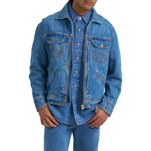 Wrangler Zip Front Denim Jacket