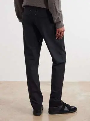 MAISON MARGIELA Straight-leg Drawstring Virgin Wool Trousers