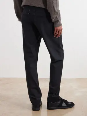 MAISON MARGIELA Straight-leg Drawstring Virgin Wool Trousers