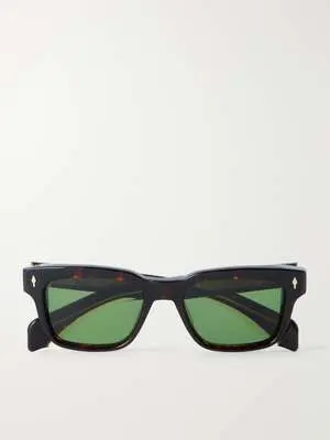 JACQUES MARIE MAGE Molino Square-frame Acetate Sunglasses - Brown