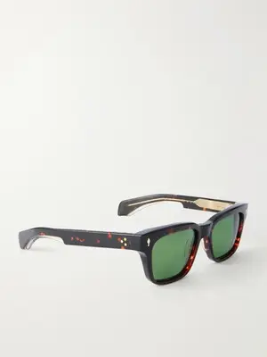 JACQUES MARIE MAGE Molino Square-frame Acetate Sunglasses - Brown