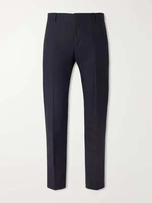 Orlebar Brown Ray Straight-leg Cotton-blend Trousers - Navy