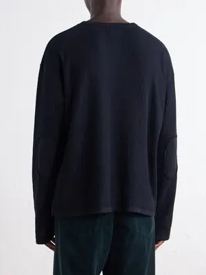 MFPEN Ribbed Organic Cotton Sweater - Black
