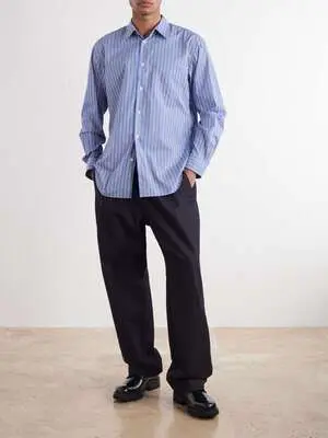 Comme Des Garçons Striped Cotton Shirt