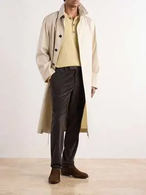 Thom Sweeney Straight-leg Cotton-blend Corduroy Chinos
