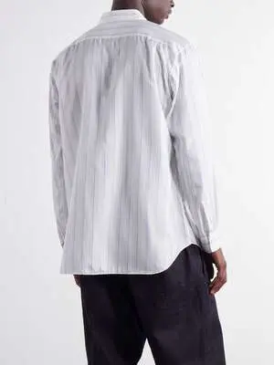 Comme Des Garçons Striped Satin Shirt