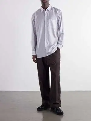Comme Des Garçons Striped Satin Shirt