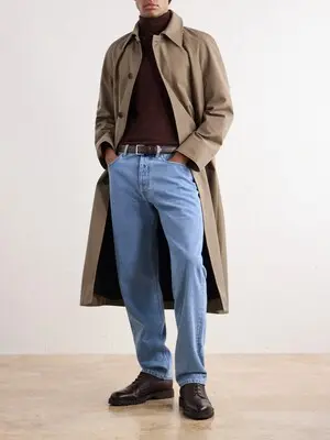 Thom Sweeney Easy Fit Straight-leg Jeans