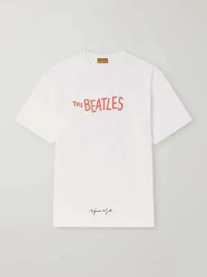 HUMAN MADE The Beatles Printed Cotton-jersey T-shirt - White