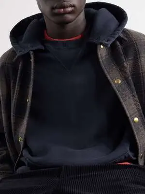 A.PRESSE Cotton-jersey Hoodie