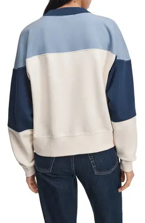 Rag & Bone The Everyday Terry Sweatshirt - Blue Multi