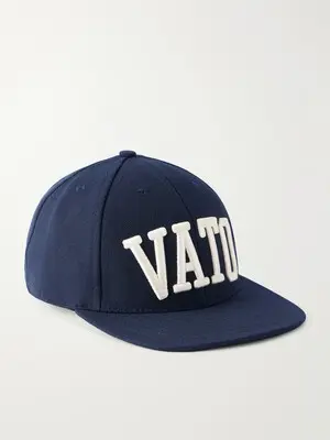 WILLY CHAVARRIA Vato Embroidered Twill Cap - Blue