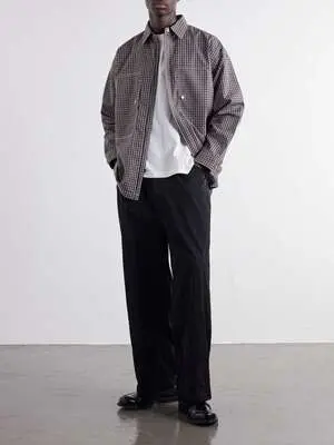 Comme Des Garçons Checked Cotton-shell Overshirt