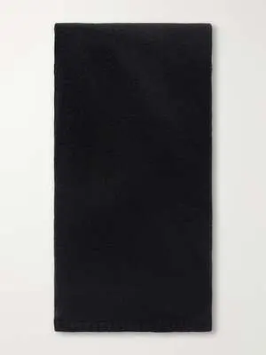 THE ELDER STATESMAN Cashmere Scarf - Black