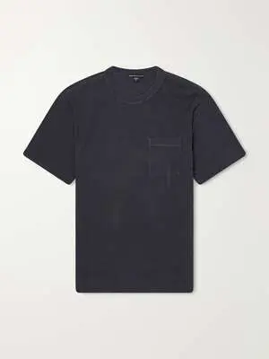 JAMES PERSE Slub Cotton-jersey T-shirt - Black