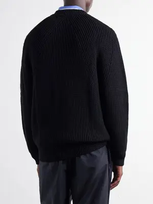 Comme Des Garçons Wool Zip-up Cardigan