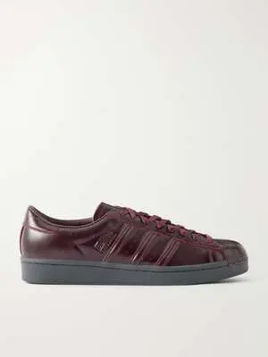 ADIDAS ORIGINALS Superstar Vintage Leather Sneakers - Burgundy
