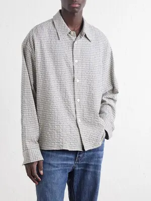 Studio Nicholson Checked Cotton-blend Shirt