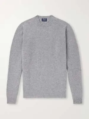 William Lockie Aryan Wool Sweater - Gray