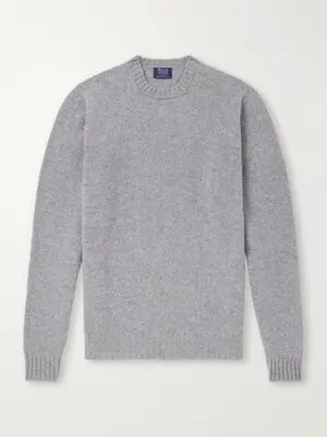 William Lockie Aryan Wool Sweater - Gray