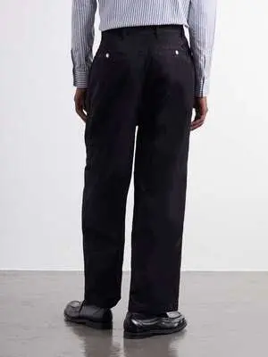 Comme Des Garçons Wide-leg Twill Trousers