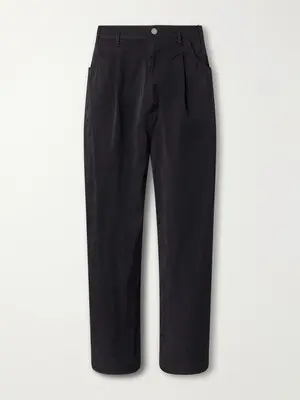 Comme Des Garçons Wide-leg Twill Trousers - Black