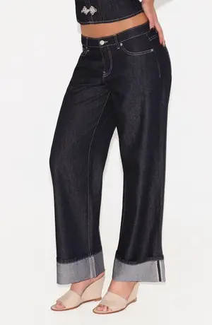 TIGER MIST Tilda Low Waist Wide Leg Jeans