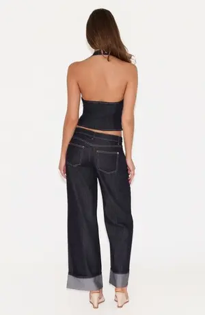 TIGER MIST Tilda Low Waist Wide Leg Jeans