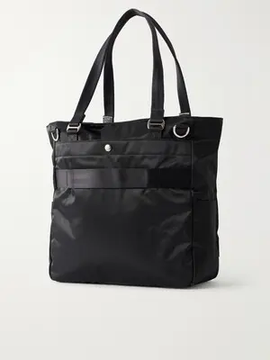 MASTER-PIECE CO Progress 2way Leather-trimmed Twill Tote Bag
