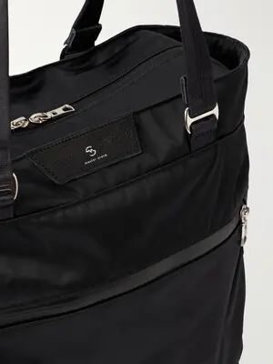 MASTER-PIECE CO Progress 2way Leather-trimmed Twill Tote Bag