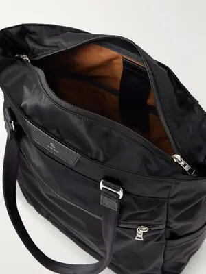 MASTER-PIECE CO Progress 2way Leather-trimmed Twill Tote Bag