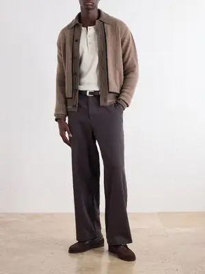 CORRIDOR Wide-leg Cotton-twill Trousers
