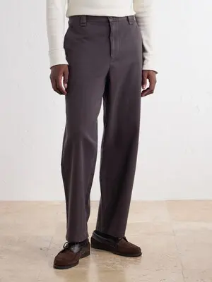 CORRIDOR Wide-leg Cotton-twill Trousers