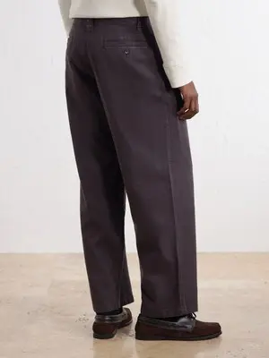 CORRIDOR Wide-leg Cotton-twill Trousers