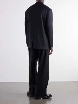 Comme Des Garçons Wool-twill Blazer