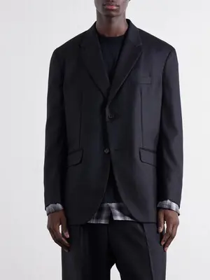 Comme Des Garçons Wool-twill Blazer