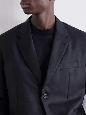 Comme Des Garçons Wool-twill Blazer