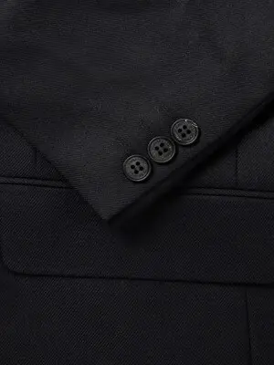 Comme Des Garçons Wool-twill Blazer