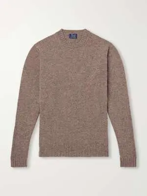 William Lockie Aryan Wool Sweater - Brown