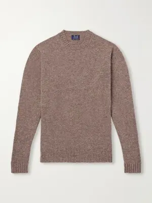 William Lockie Aryan Wool Sweater - Brown