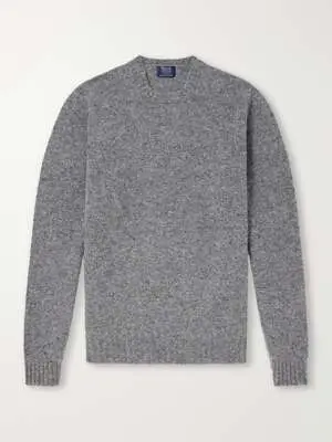 William Lockie Aryan Wool Sweater - Gray