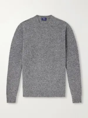 William Lockie Aryan Wool Sweater - Gray