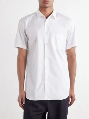 Comme Des Garçons Cotton-poplin Shirt